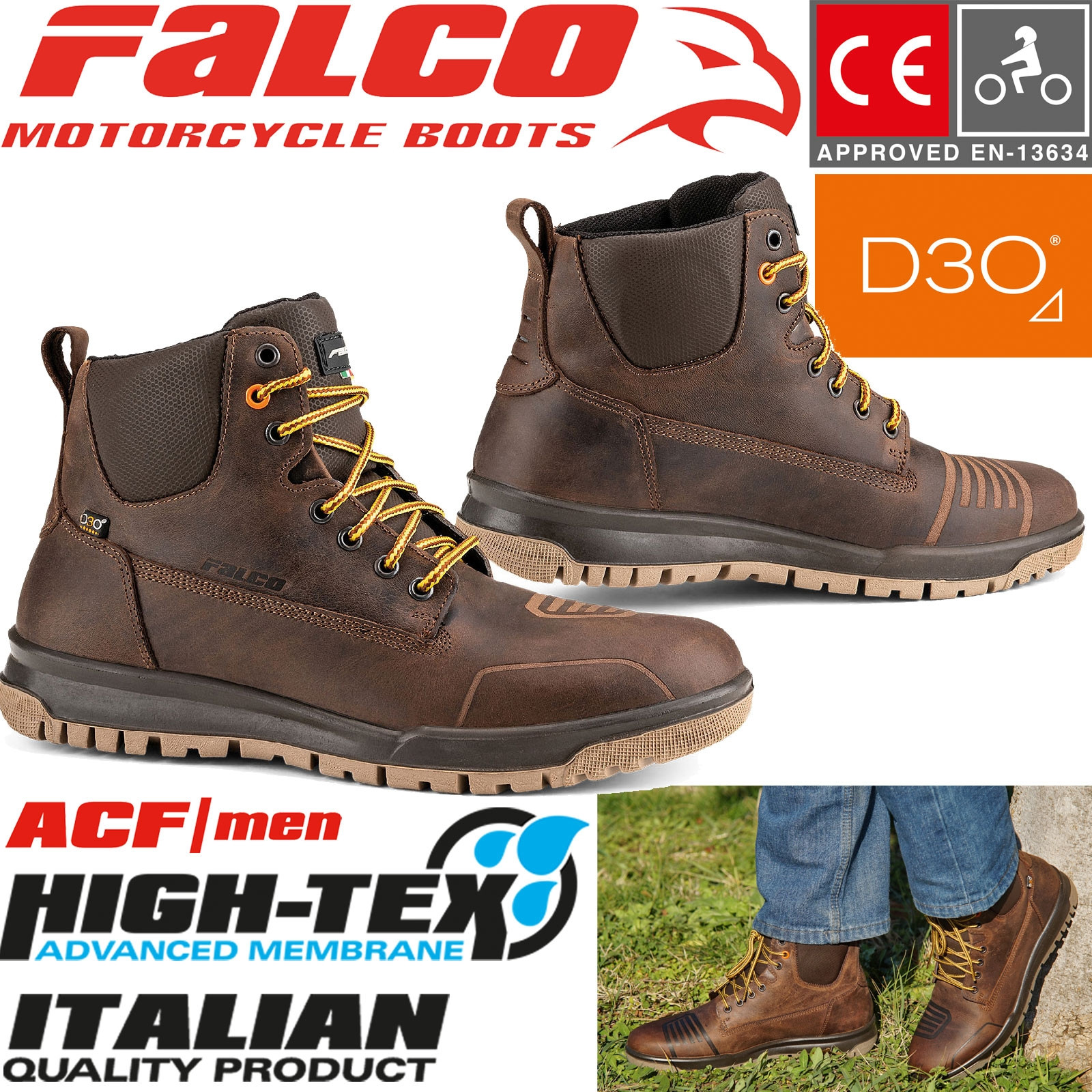 Falco Patrol online Motorradschuhe kaufen | Bikeroutfit.de