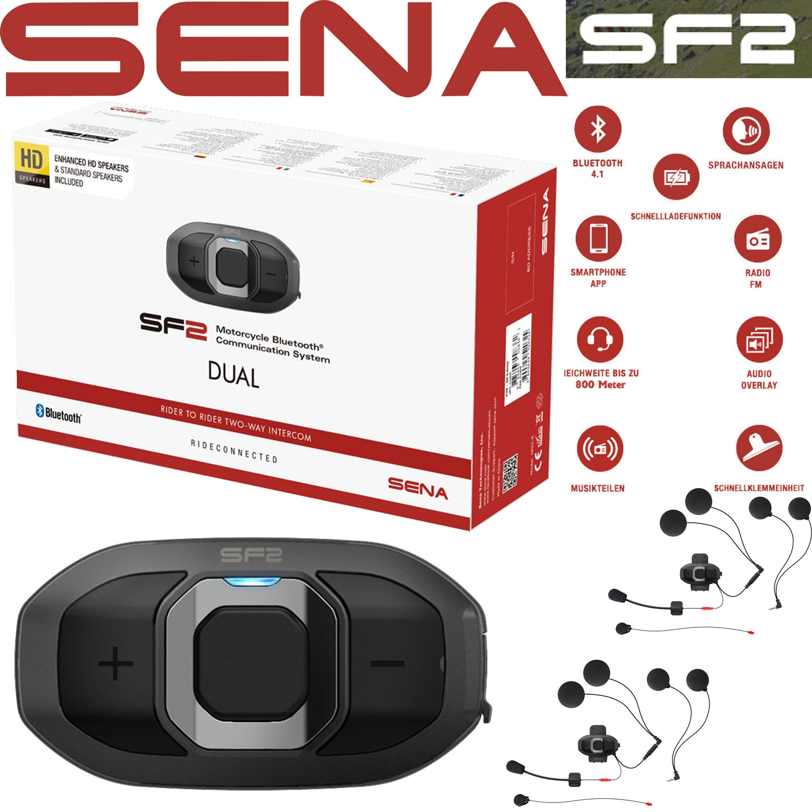 Sena SF2 HD Headset kaufen | Bikeroutfit.de