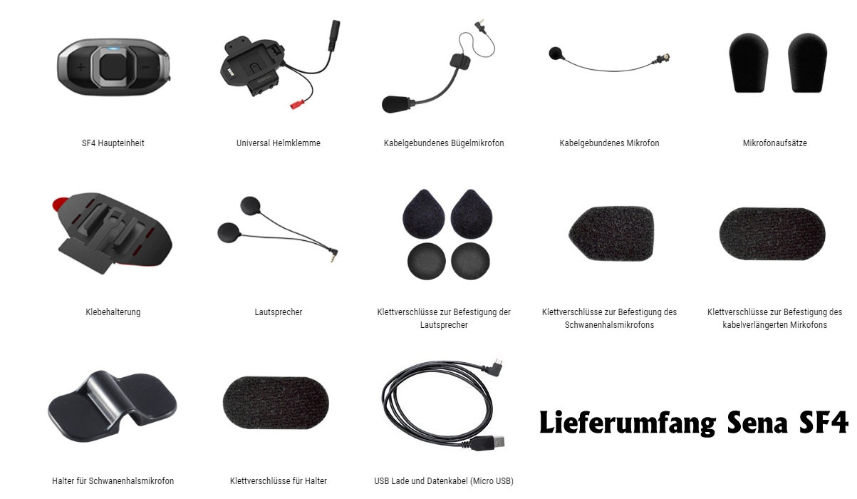 Sena SF4 HD Motorrad Headset | Bikeroutfit.de