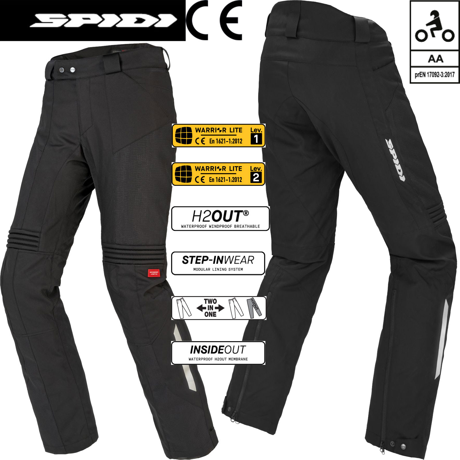 Spidi NETRUNNER H2OUT Hose kaufen | Bikeroutfit.de