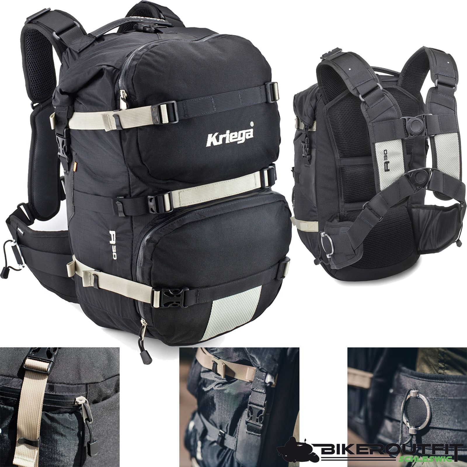Kriega R30 Motorrad Rucksack kaufen | Bikeroutfit.de